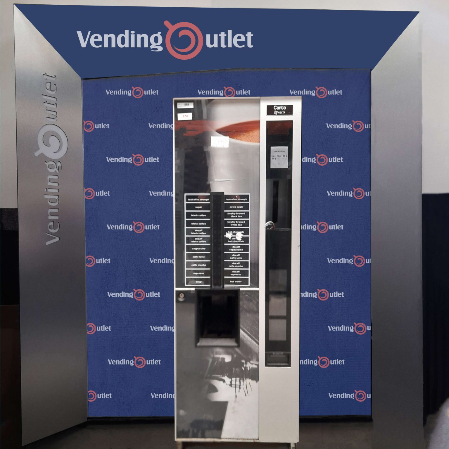 Necta Canto Plus IN + FB - direkt gombos - Vendingoutlet